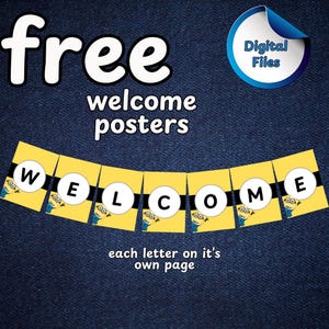 Minion-themed Classroom Posters | Alphabet, Numbers, Phonics, Shapes ...