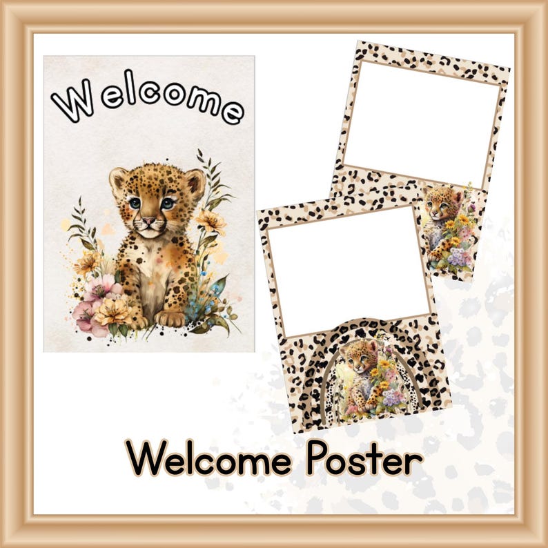 Leopard Classroom Decor Bundle | Jungle Safari Theme | Alphabet ...