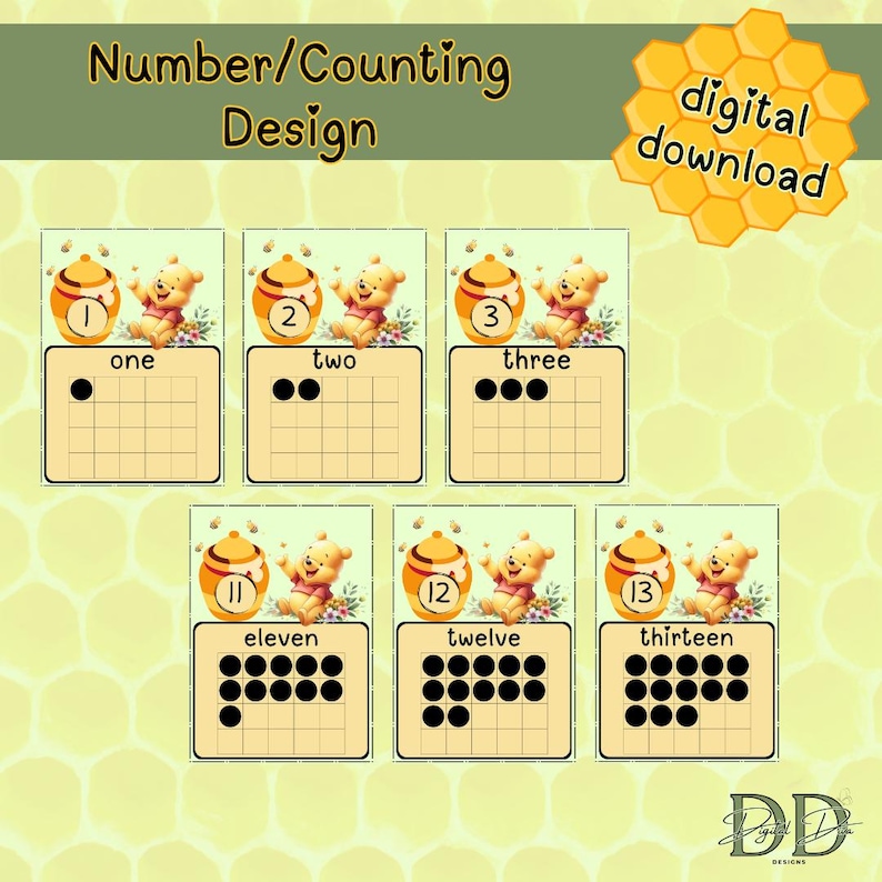 Winnie the Pooh Classroom Printable Posters - Etsy