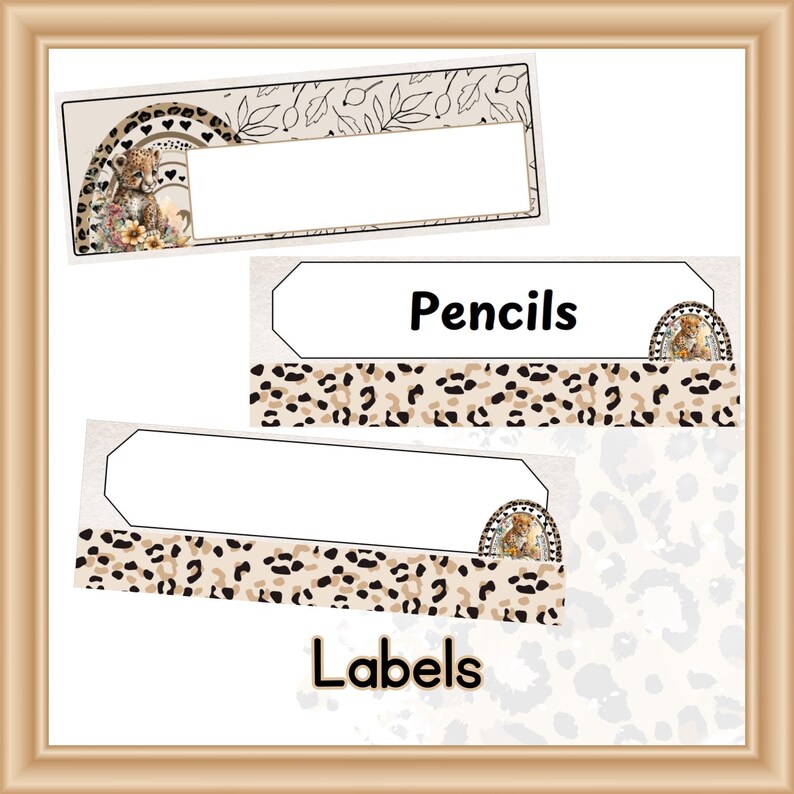 Leopard Classroom Decor Bundle | Jungle Safari Theme | Alphabet ...
