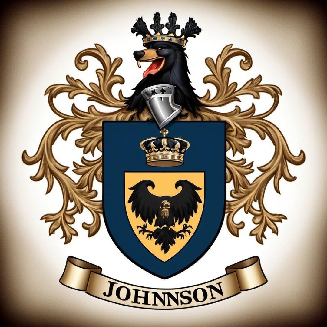 Custom Family Crest Digital Art Picture Office Bedroom Home Digital ...