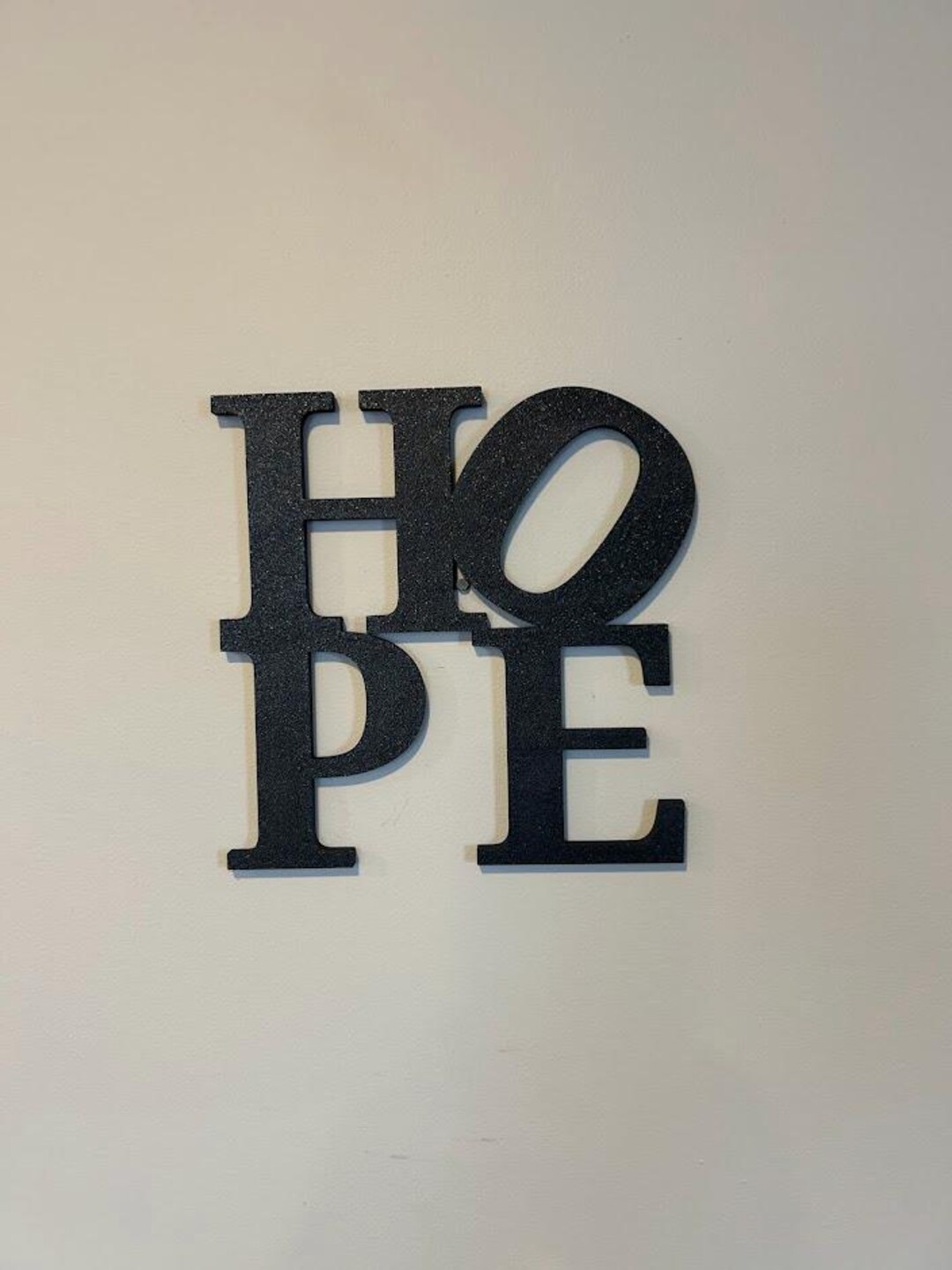 3D Printed HOPE Wall Art – Modern Square Design, Sculpture, Sign - Etsy