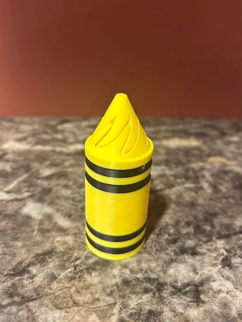 3D Printed Crayon Twist Fidget Toy | Sensory, Stress Relief - Etsy