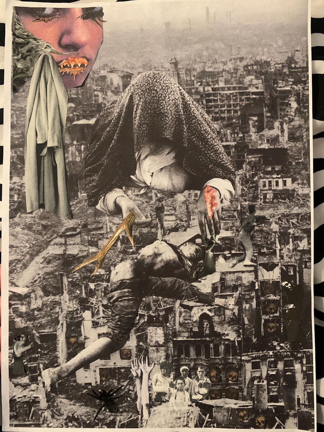 Handmade Collage Digital Print + the Original Collage SCANNED - Etsy