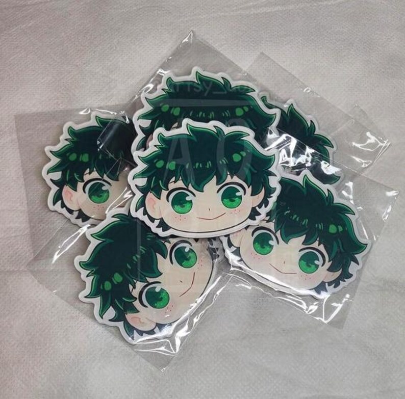 MHA Fridge Magnets & Sticker Set, My Hero Academia, BNHA Merch, Anime ...