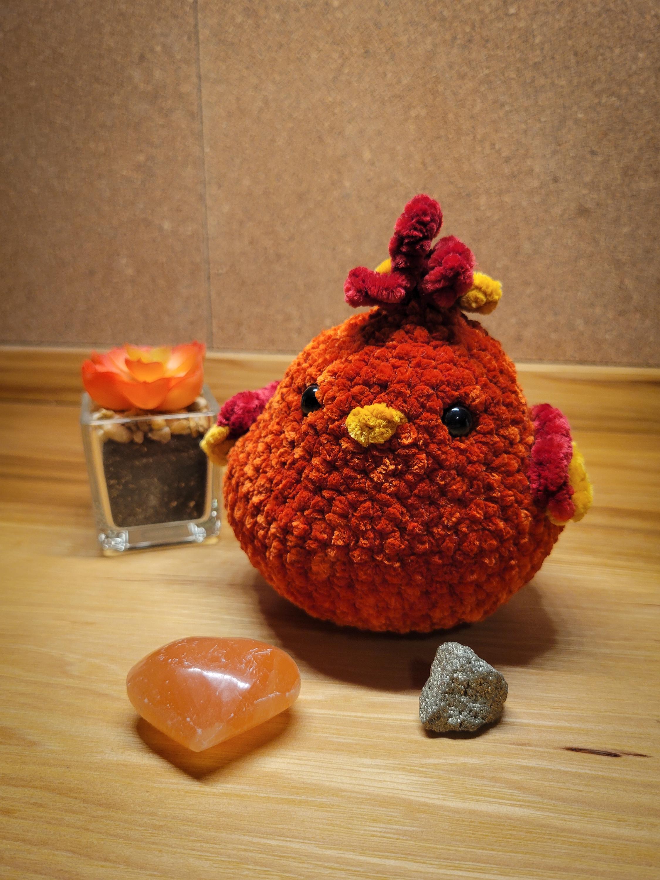 Crochet Phoenix Amigurumi Plushie - Etsy