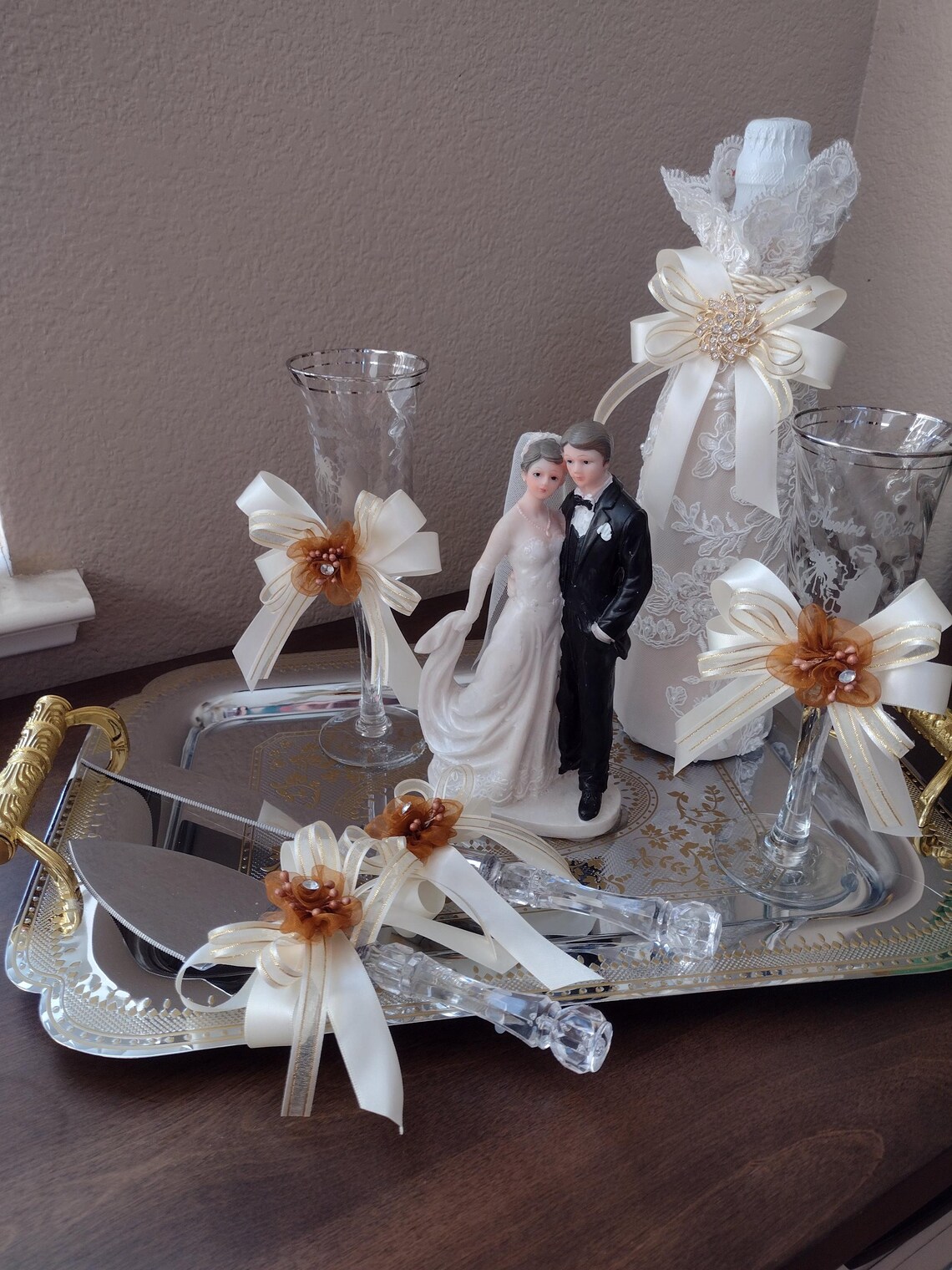 Wedding Toast Glass Cups Flute and Champagne Set - Etsy