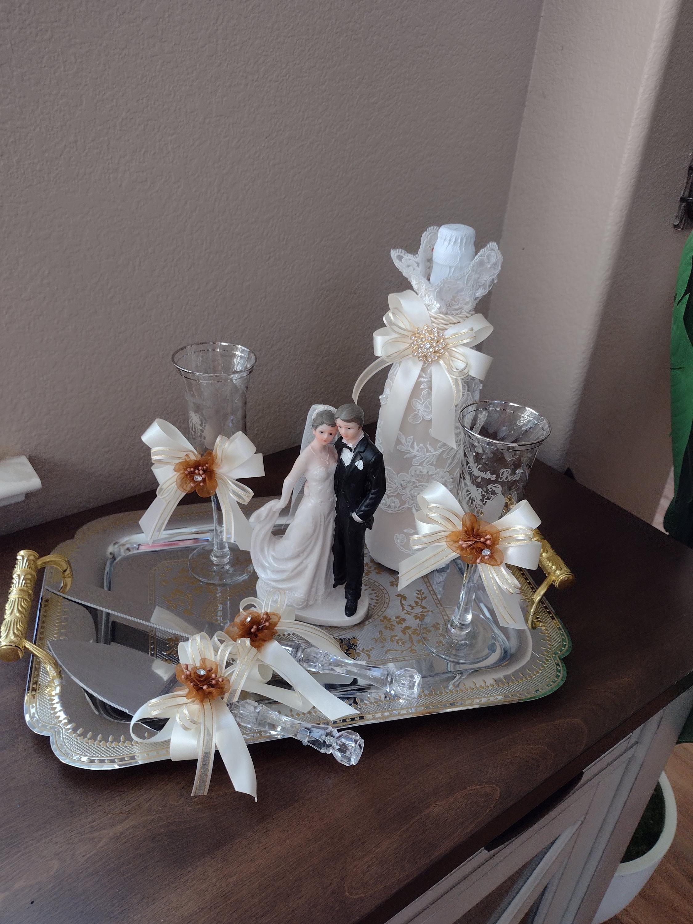 Wedding Toast Glass Cups Flute and Champagne Set - Etsy