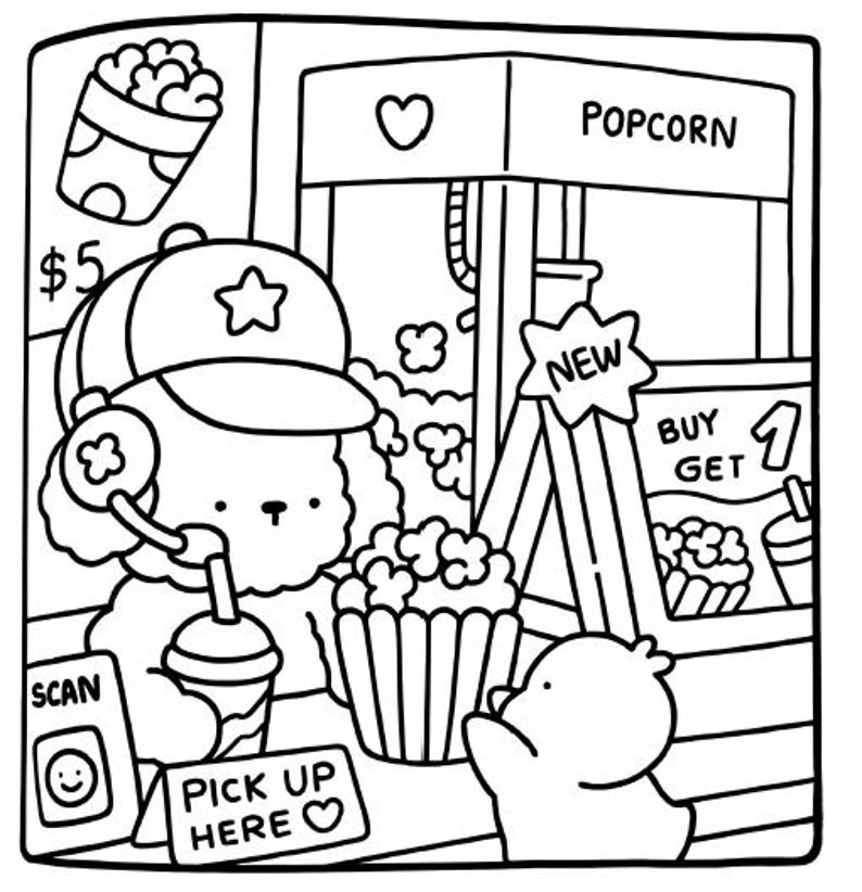 Comfy Days: Coloring Book by Coco Wyo cozy Spaces Coloring 36 Pages - Etsy