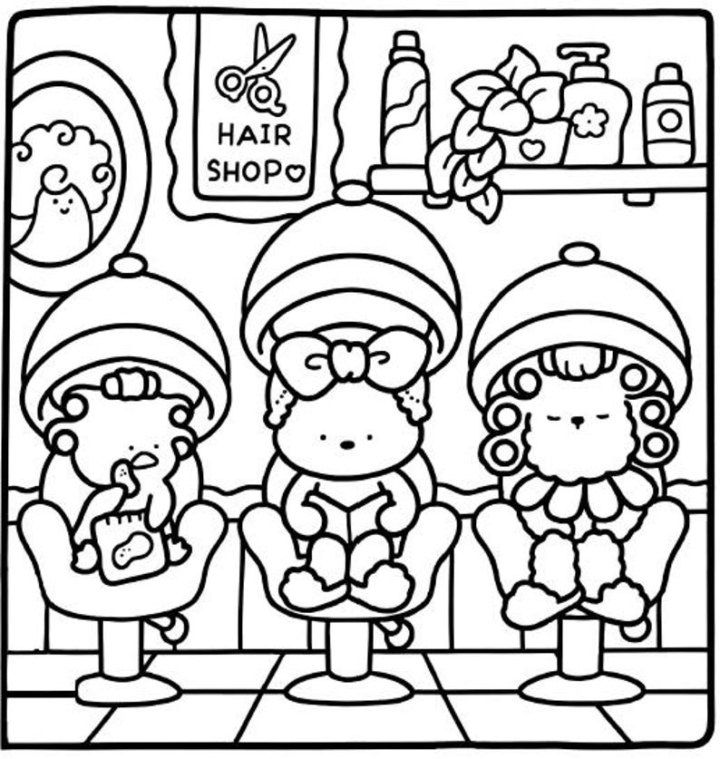 Comfy Days: Coloring Book by Coco Wyo cozy Spaces Coloring 36 Pages - Etsy