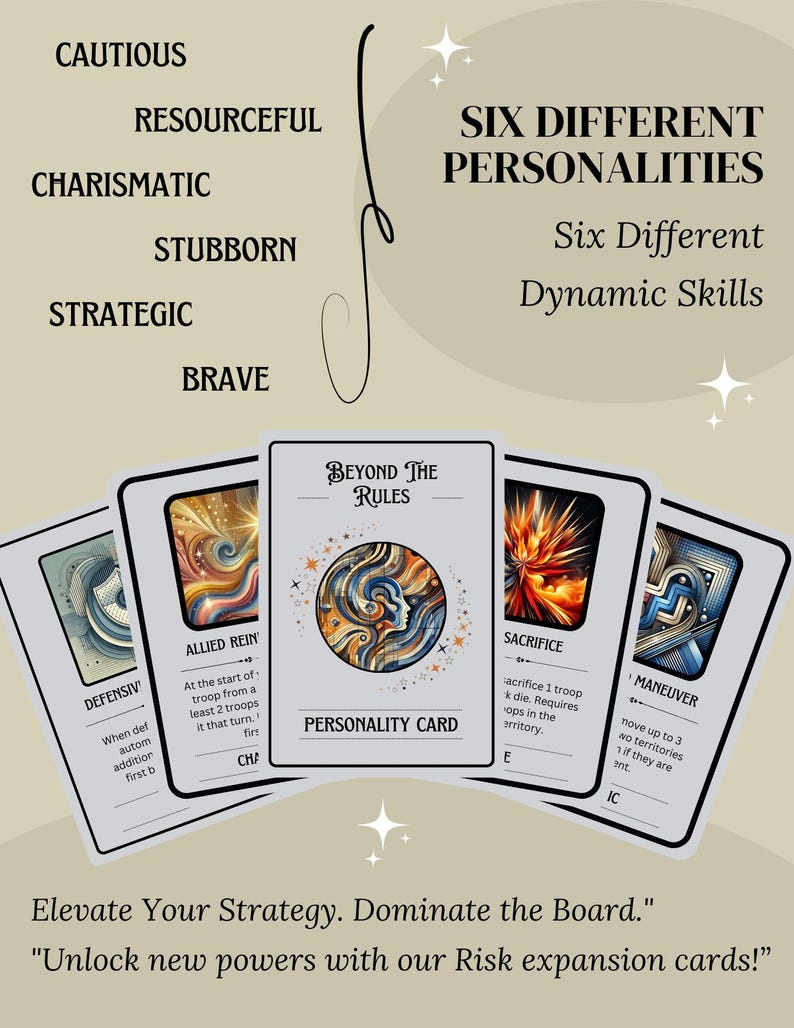 A Fan-made Risk Expansion digital Version: Personality Cards foundation ...
