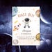 Blast off Birthday Invitation | Outer Space Astronaut Party Template ...
