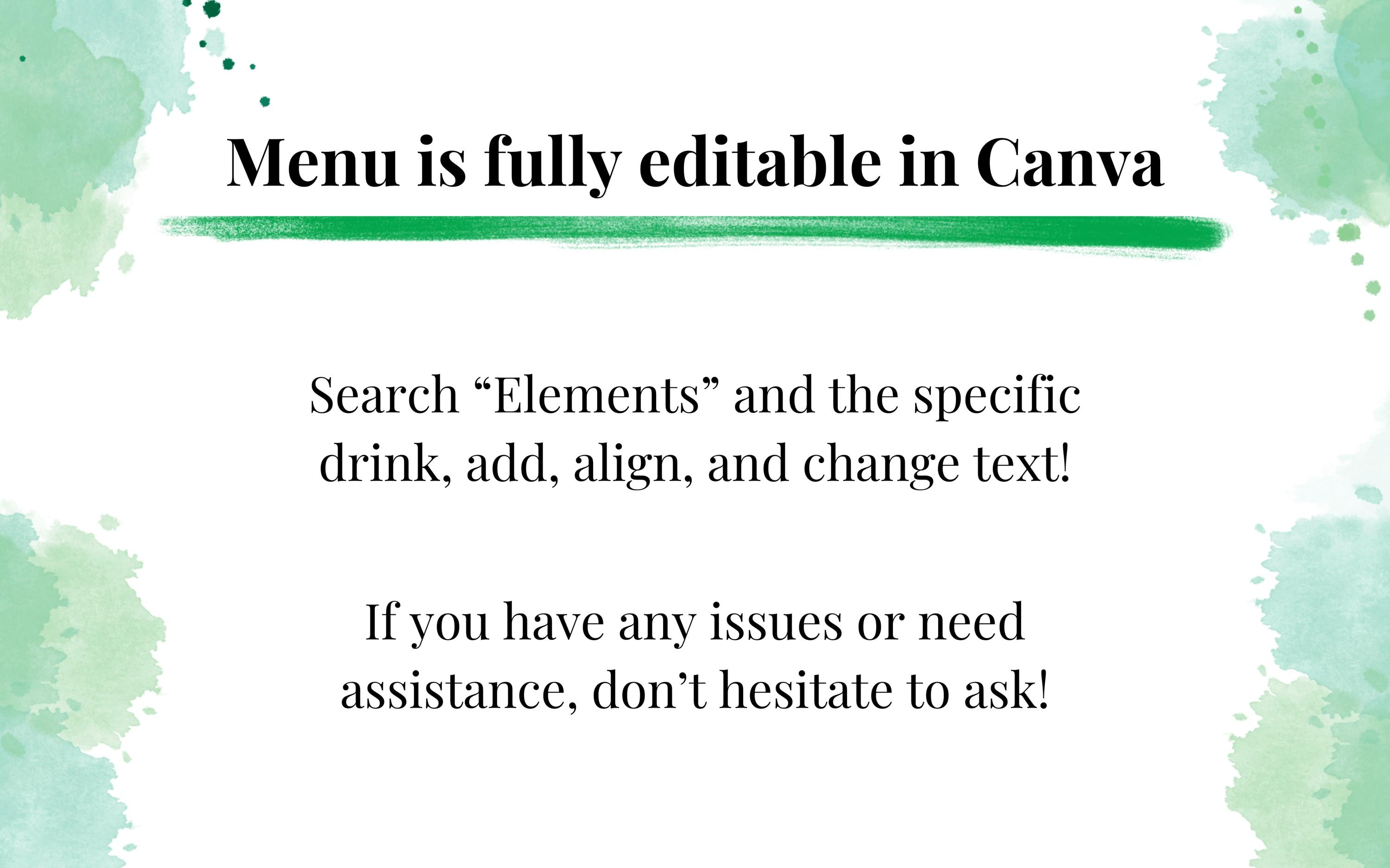 Irish Bar Menu - Editable Canva Template, Customizable Pub Menu ...