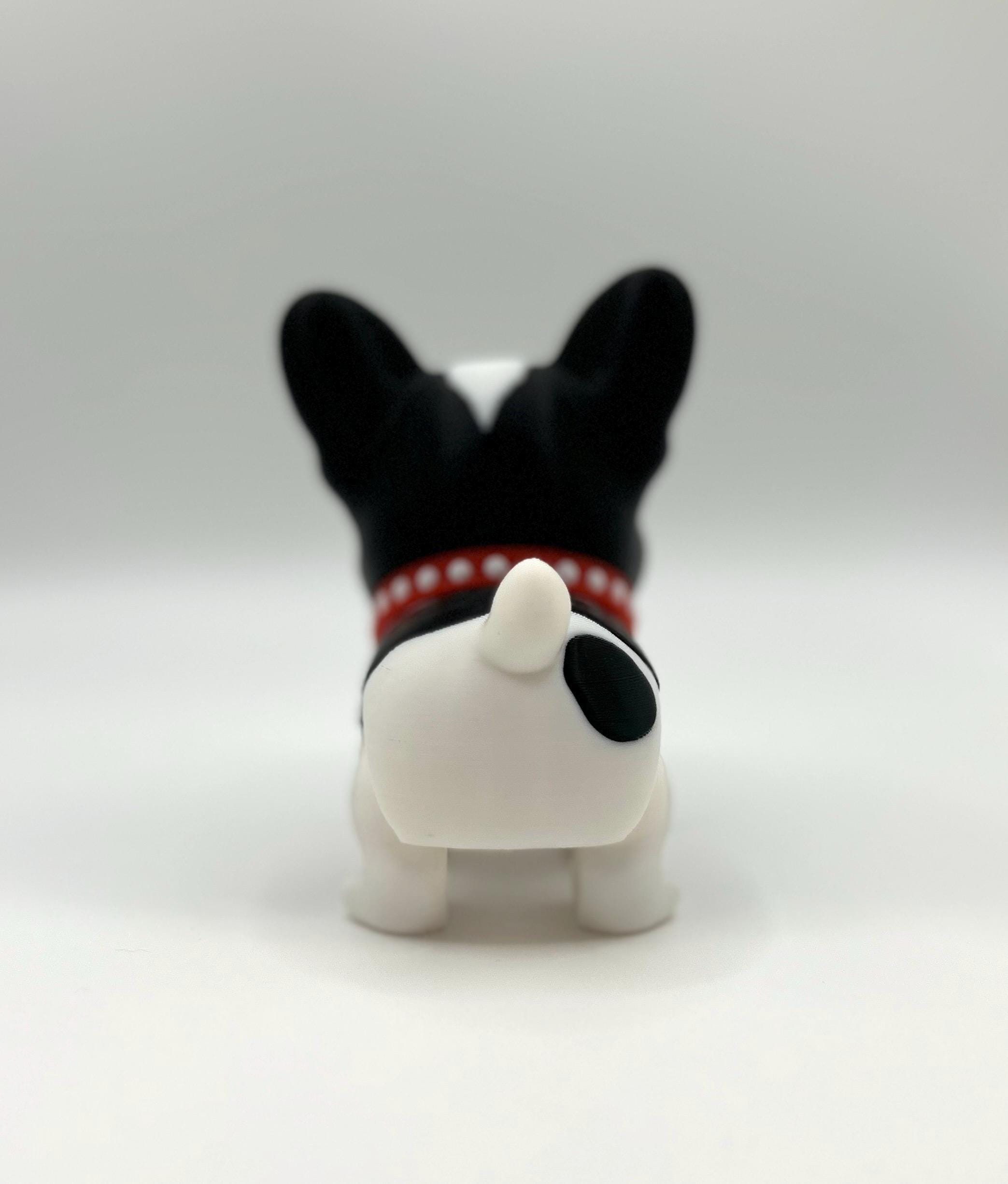 3D Printed Articulated French Bulldog Toy – Poseable Legs & Turning ...