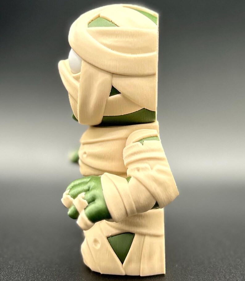 3D Printed Articulated Mummy Zombie - Etsy