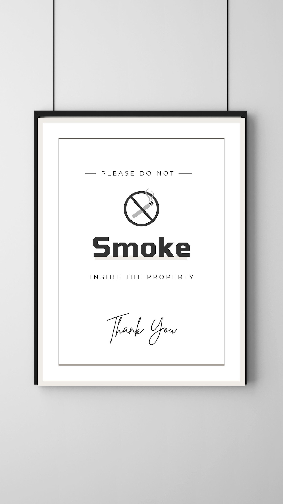 No Smoking Sign Vintage Business Sign Do Not Smoke Sign Smoking ...