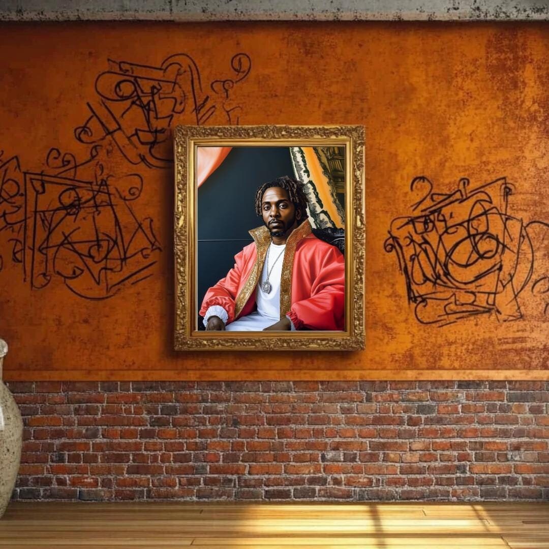 Kendrick Lamar Poster Painting Print Urban Rap Art KDOT GNX High ...