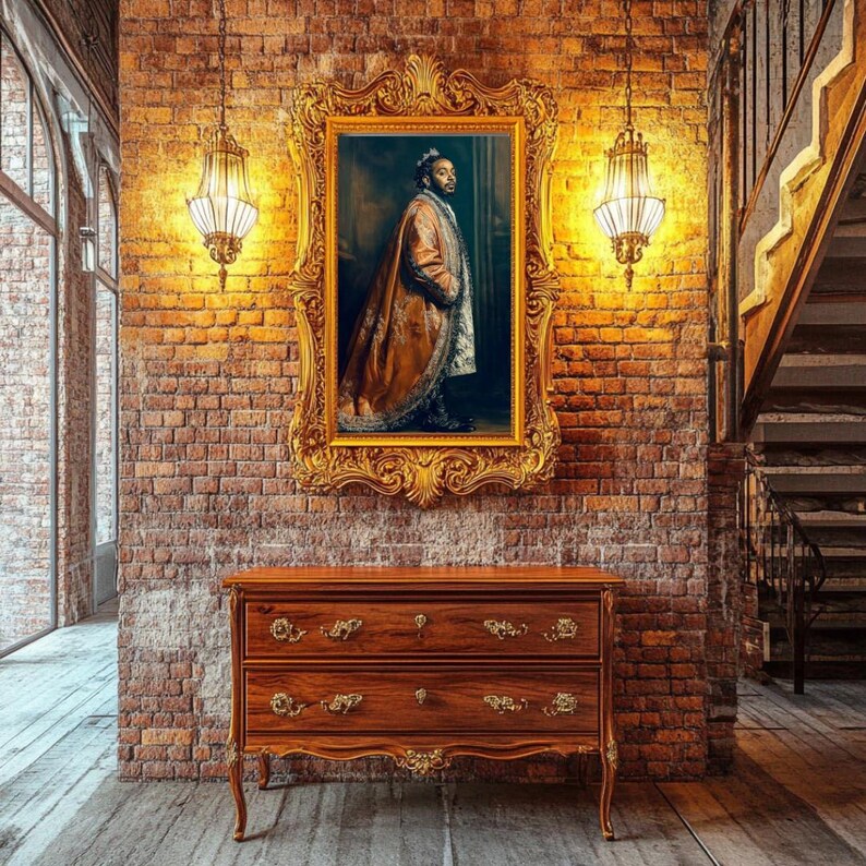 King Kendrick Lamar Poster Painting Original Print KDOT GNX High ...