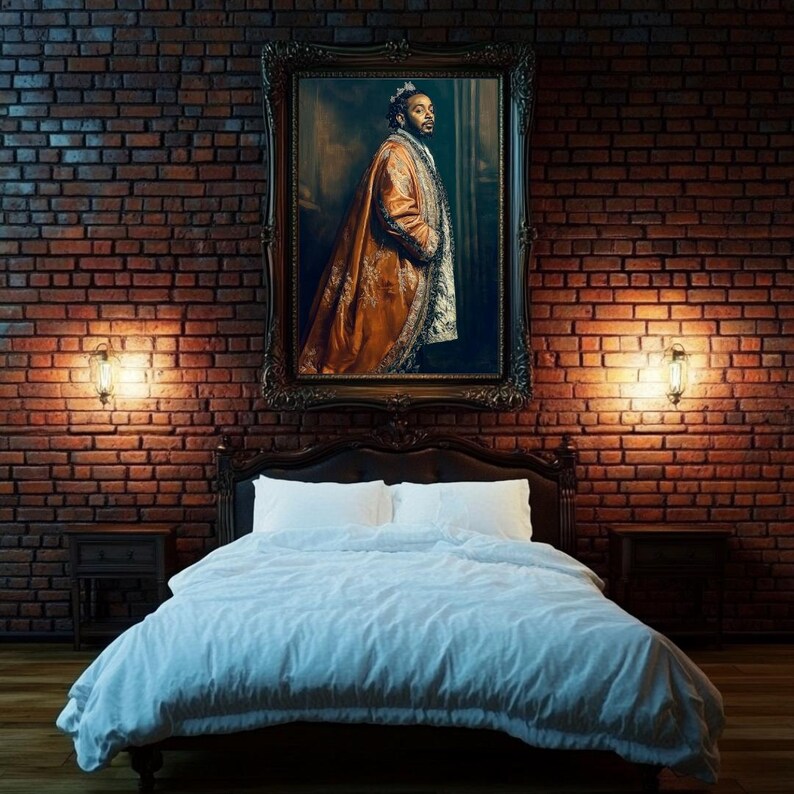 King Kendrick Lamar Poster Painting Original Print KDOT GNX High ...