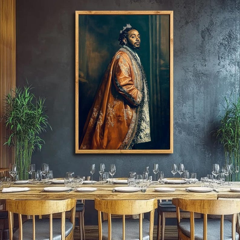 King Kendrick Lamar Poster Painting Original Print KDOT GNX High ...