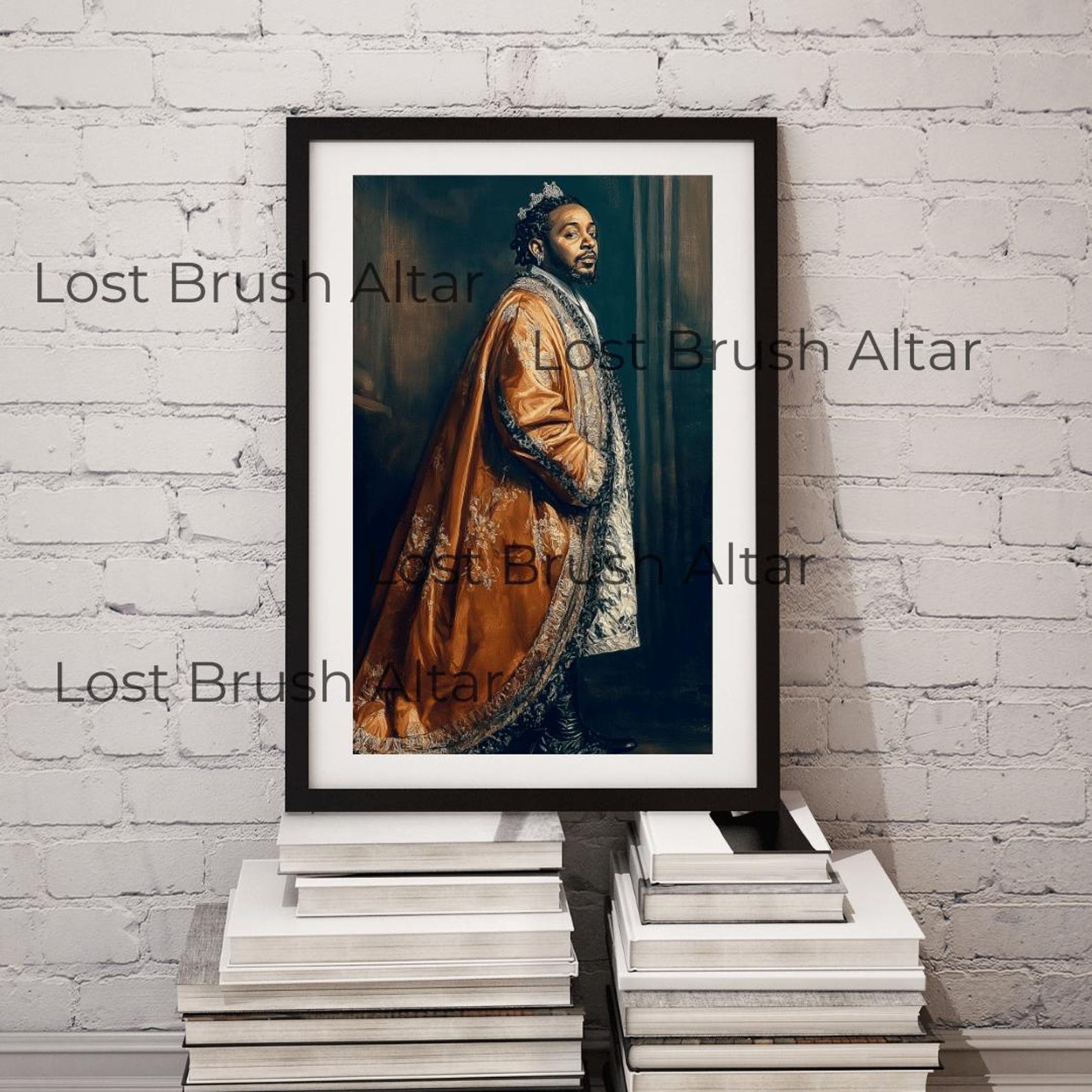 King Kendrick Lamar Poster Painting Original Print KDOT GNX High ...