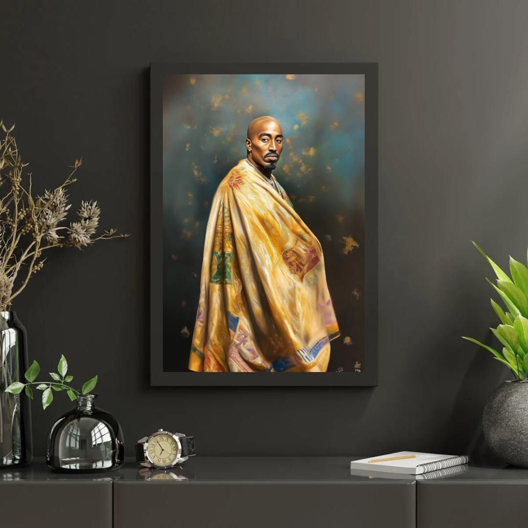 Tupac Original Rap Poster Painting 2PAC Renaissance High Quality Wall ...