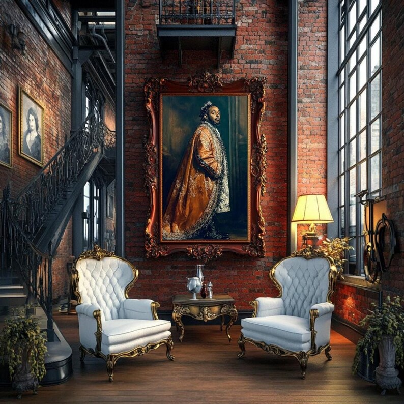 King Kendrick Lamar Poster Painting Original Print KDOT GNX High ...