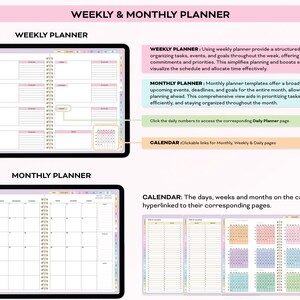Digital Planner 2024 2025, Digital Journal, Digital Goodnotes Template ...