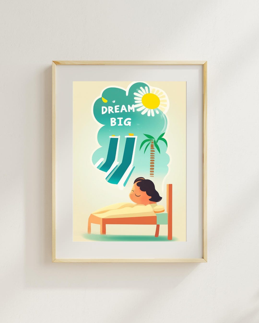 Dream Big Poster, Dream Big Print Dream Wall Art, Printable Art ...