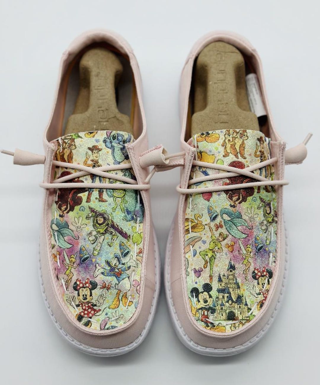 Custom Glitter Magic Mouse Character Dude Shoes Hand Customized Free ...