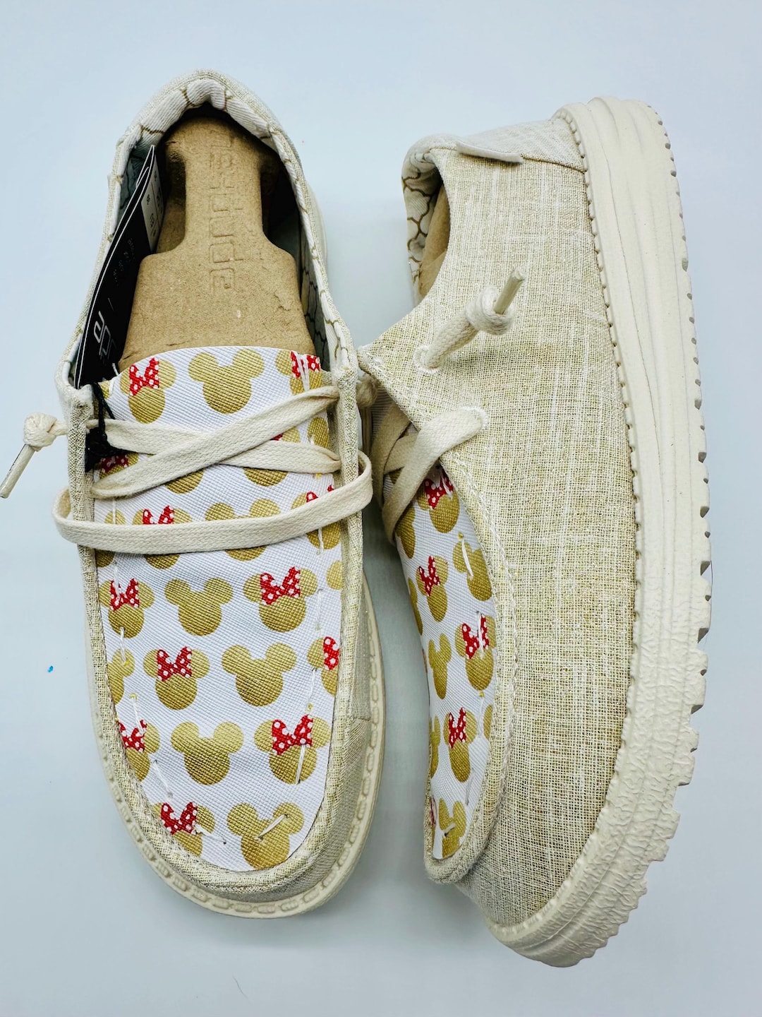 Custom Red Mouse Head Dude Shoes Hand Customized Free Shipping - Etsy