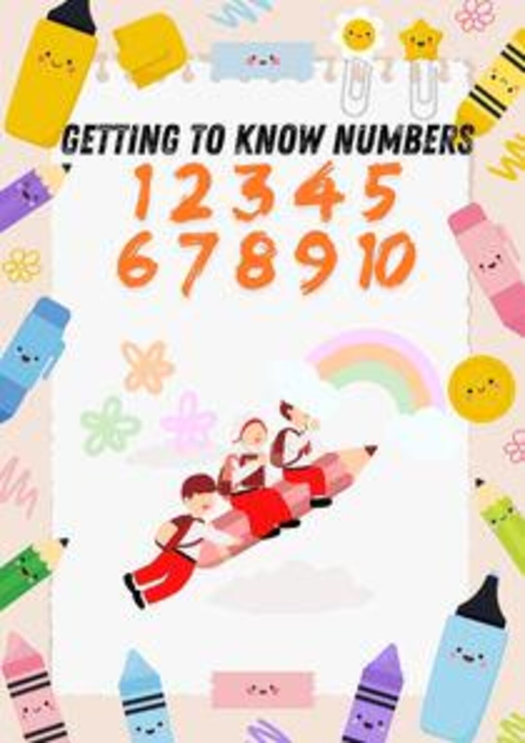 Getting to Know Numbers - Etsy