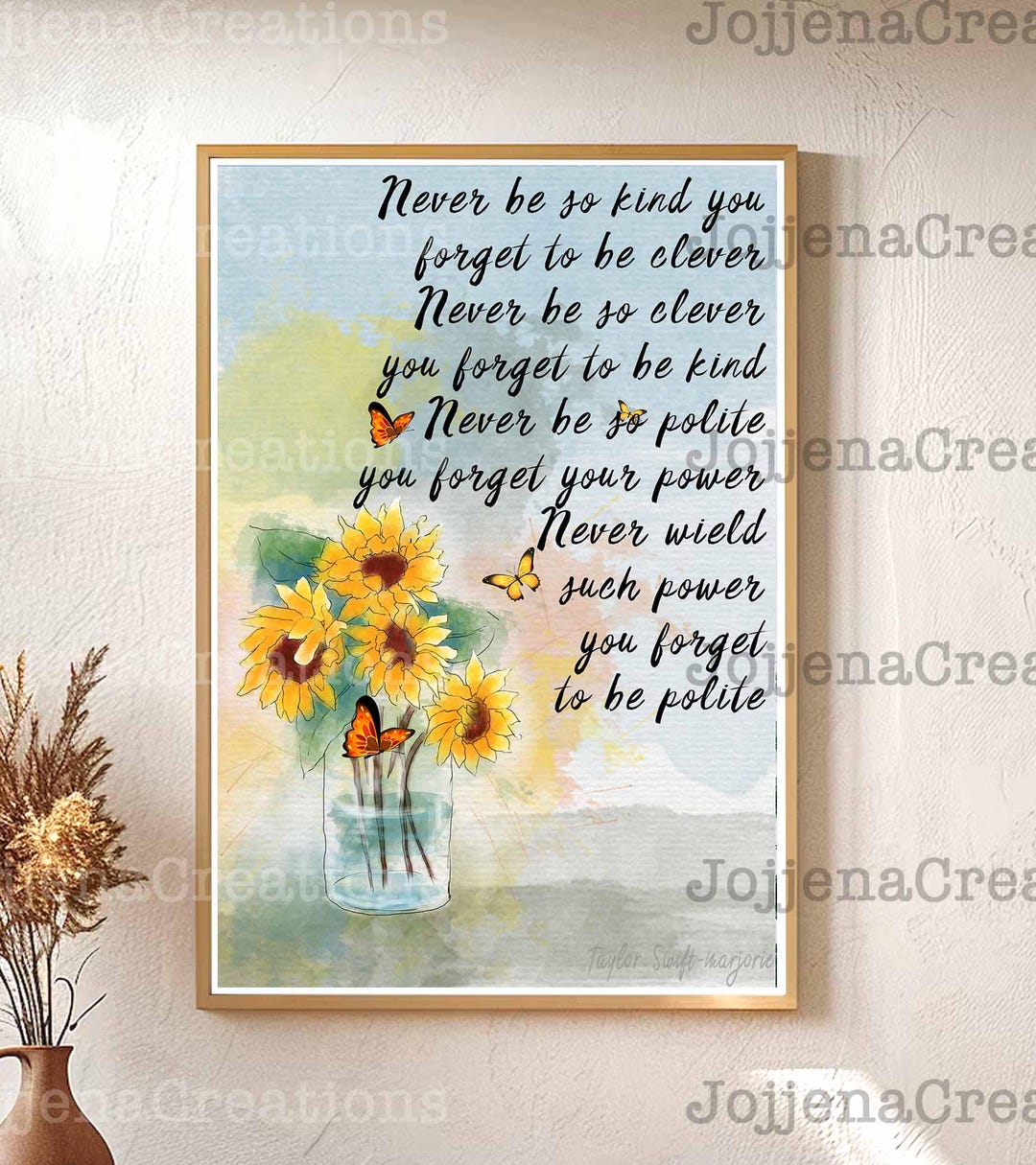 Marjorie Print Taylor Poster Swiftie Merch Never Be so Kind You Forget ...