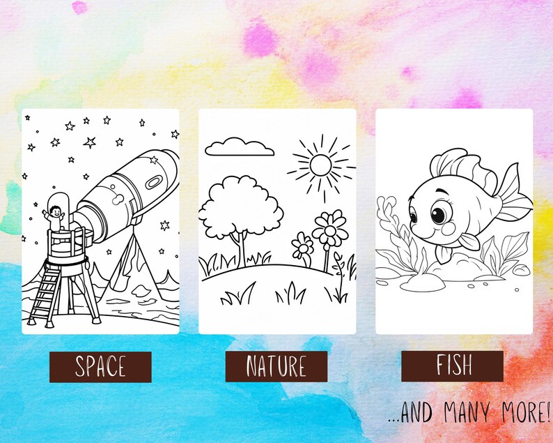 1800+ Huge Coloring Pages Bundle, Coloring Book for Children and Adults ...