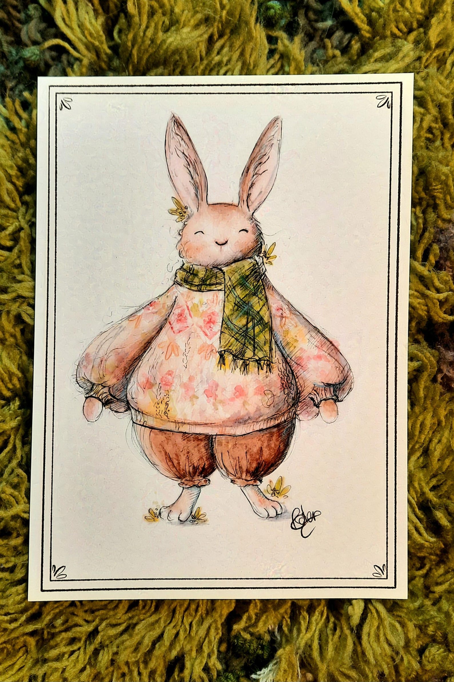 Filibert the Rabbit | Bunny in a Cozy Sweater | High Quality Original ...