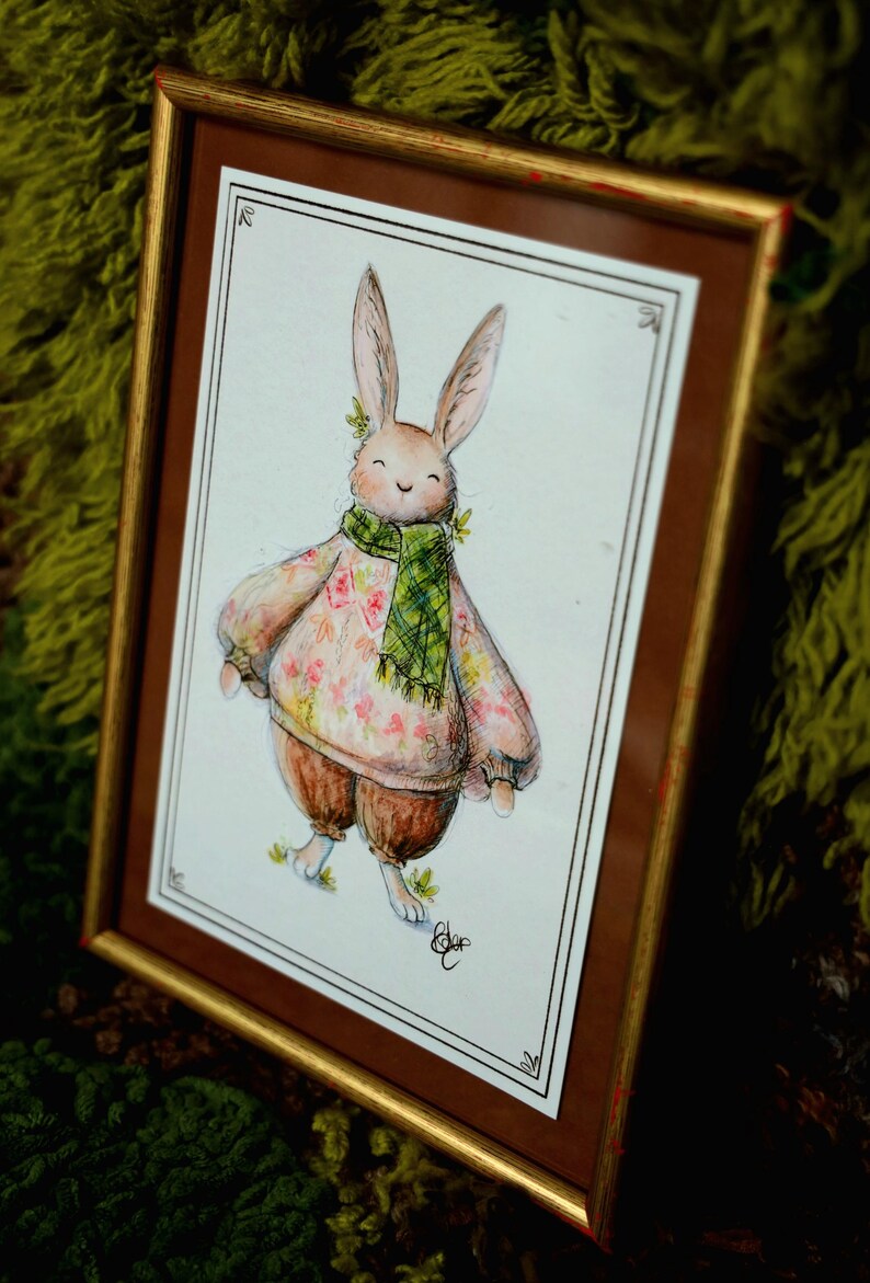 Filibert the Rabbit | Bunny in a Cozy Sweater | High Quality Original ...