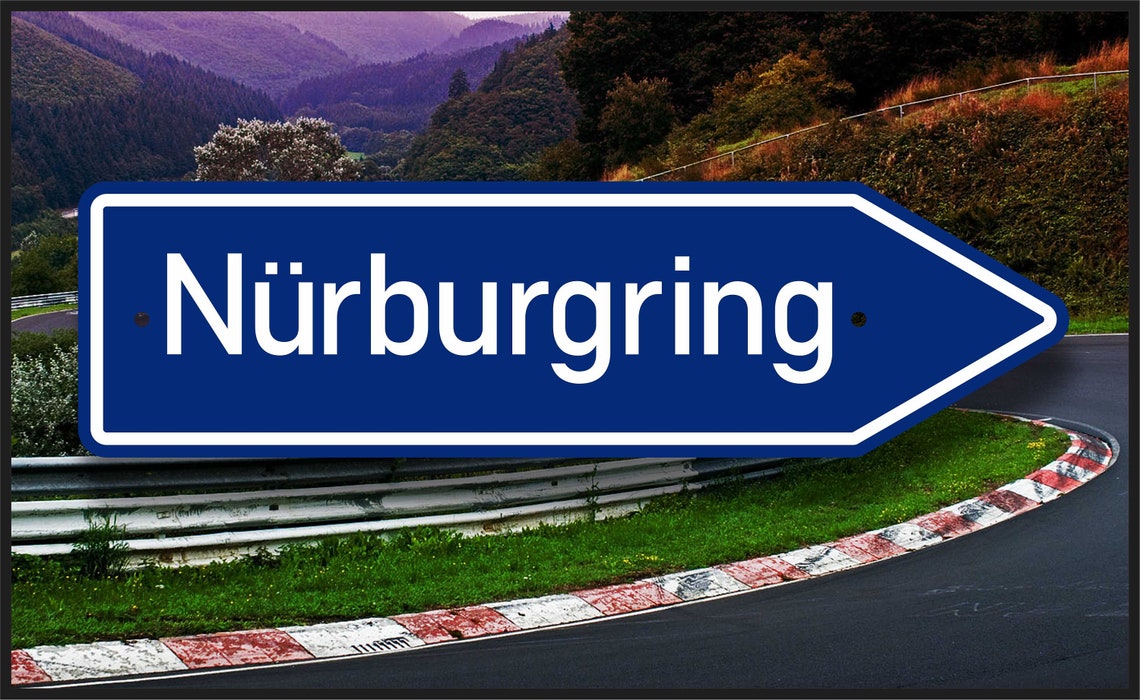 Nürburgring Sign Aluminum Nordschleife Marker German | Etsy India