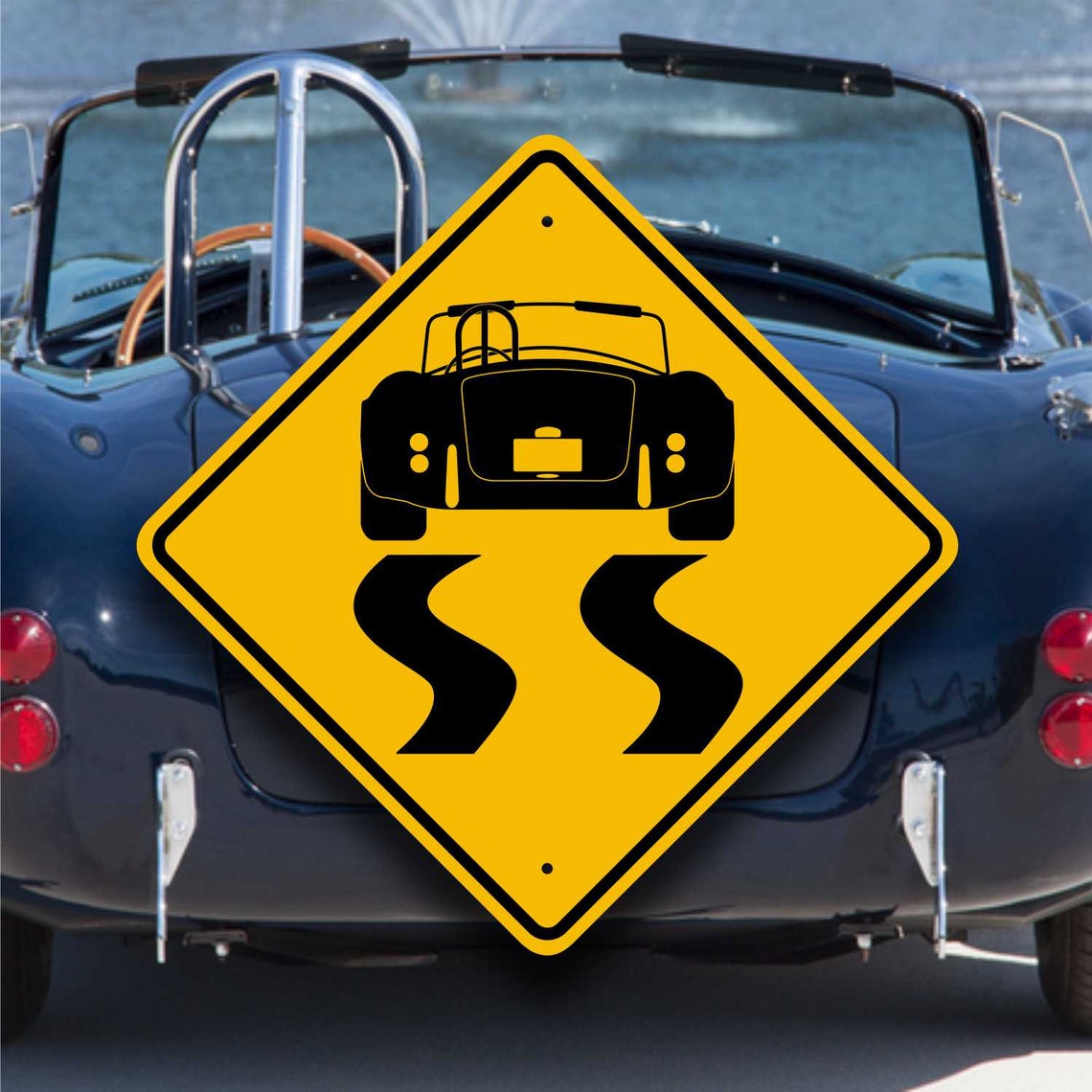 AC Shelby Cobra - Customized Highway Style Sign - Collectible Mancave ...
