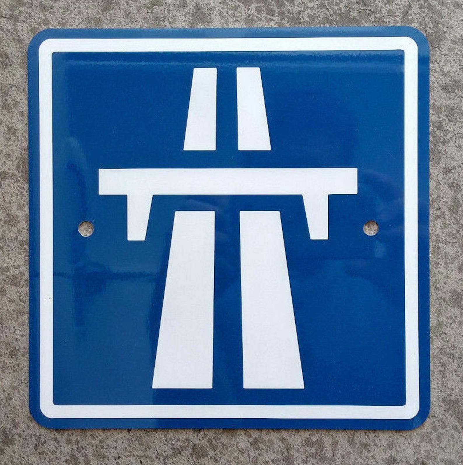 German Autobahn Signs Three Piece Aluminum Set Garage | Etsy