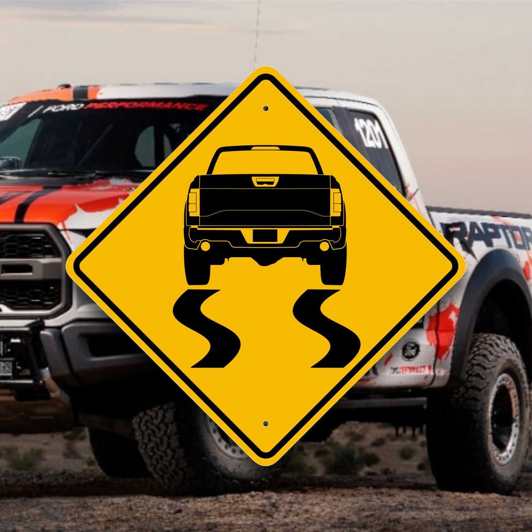 Ford F150 Raptor - Customized Aluminum Sign - Highway Style Placard ...