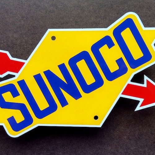 SUNOCO SIGN Garage Decor NASCAR Racing Logo - Etsy