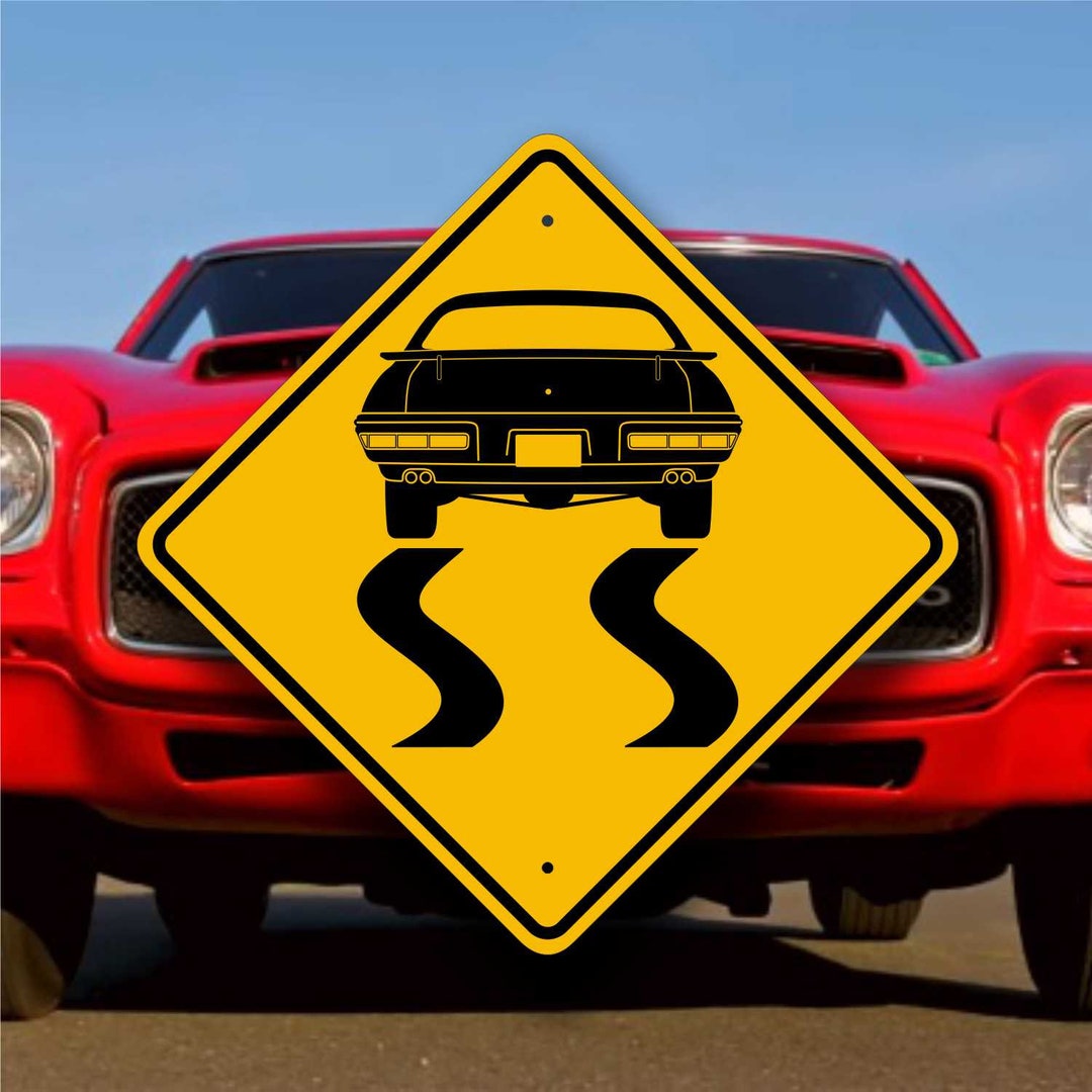 1971 Pontiac GTO - Customized Muscle Car Sign - Aluminum Warning ...