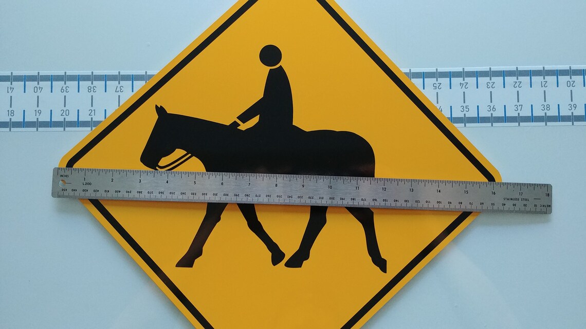 Horse Riding Trail Marker Aluminum Sign Equestrian - Etsy