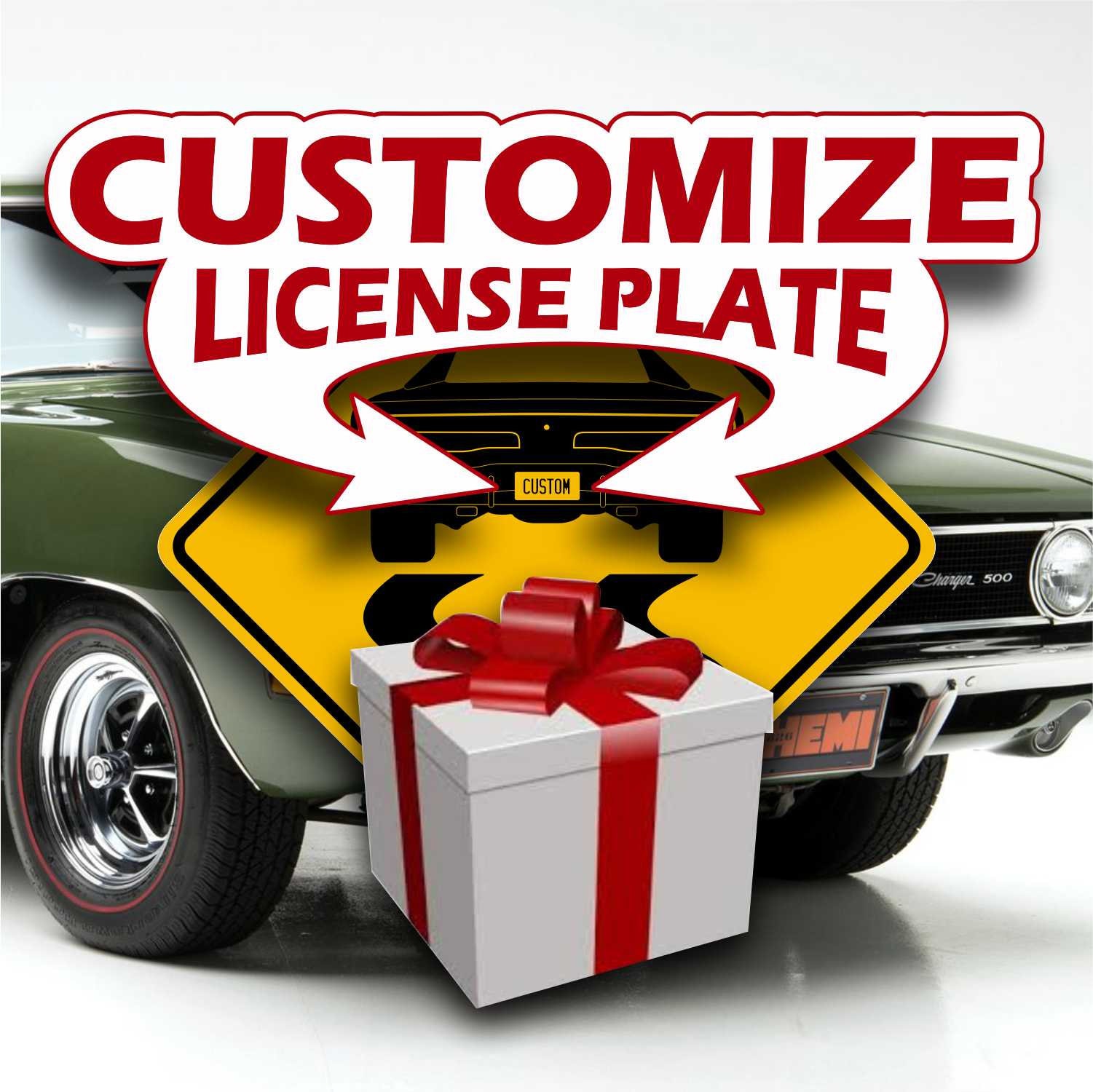 1969 Dodge Charger Sign - Customized Muscle Car Gift - Burnout - Garage ...