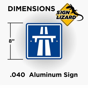 European Autobahn Signs - 3 Piece Set - Exotic Garage Decor - German ...