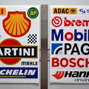 German Racing Decal Set - Martini - Motorsport - Formula 1 - Track ...