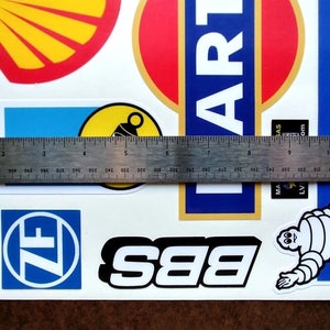 German Racing Decal Set Martini Motorsport Formula 1 Track Autocross ...