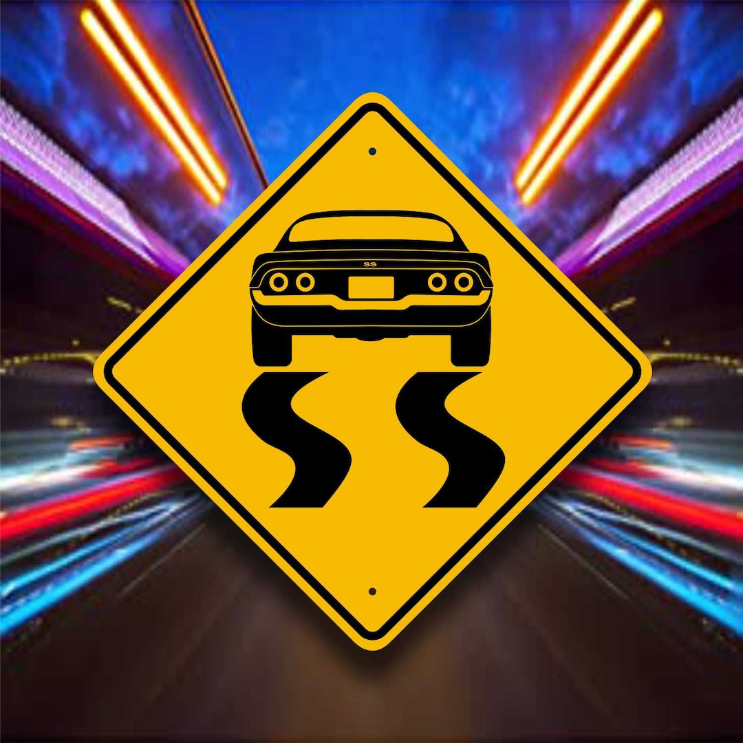 1972 Camaro Super Sport - Burnout Sign - Custom Highway Placard ...