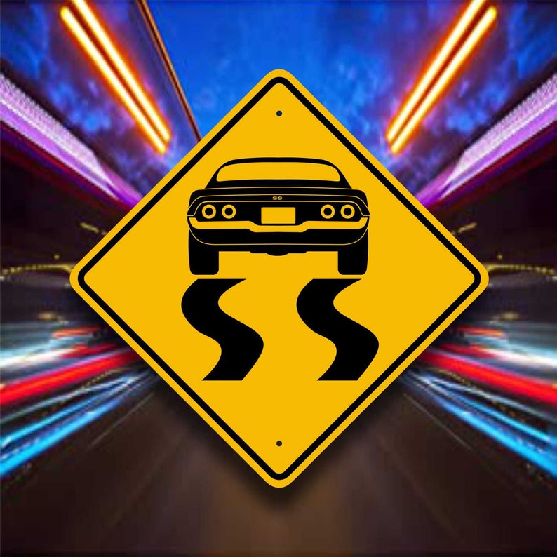 1972 Camaro Super Sport Burnout Sign Custom Highway | Etsy