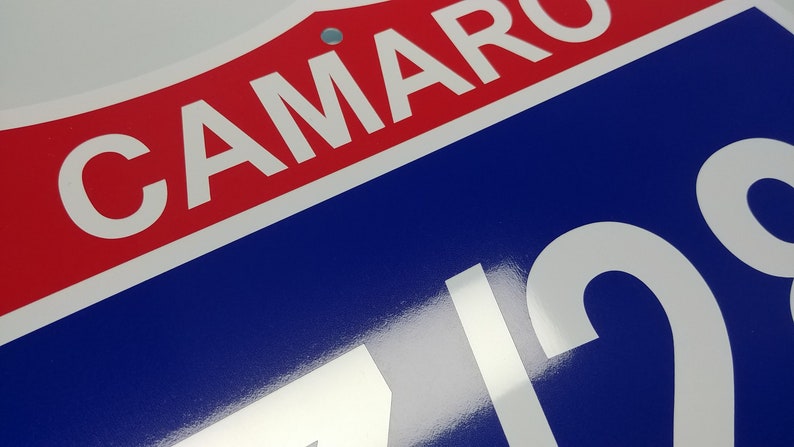 Z28 Camaro - Interstate Sign - American Made Garage Decor - Chevrolet ...